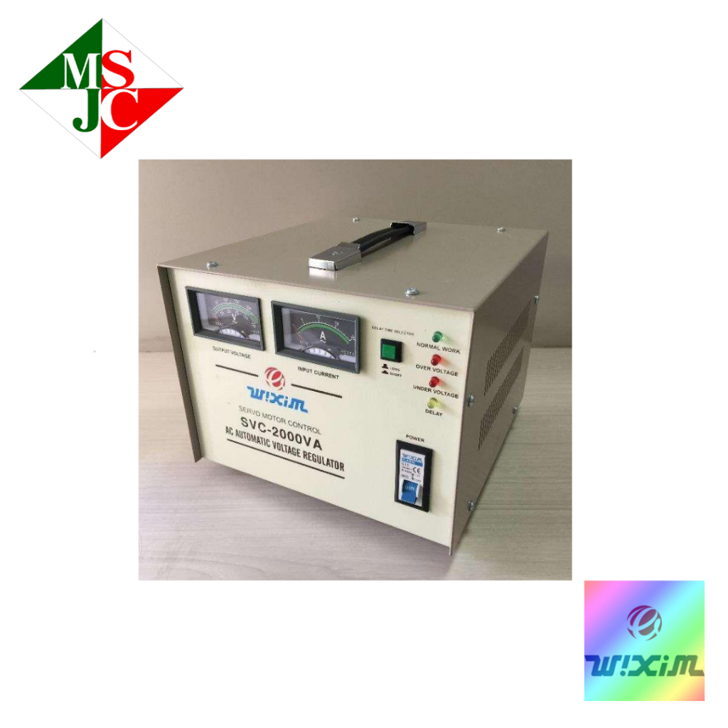 Automatic Voltage Regulator AVR SVC-2000VA Single Phase, Servo Motor ...