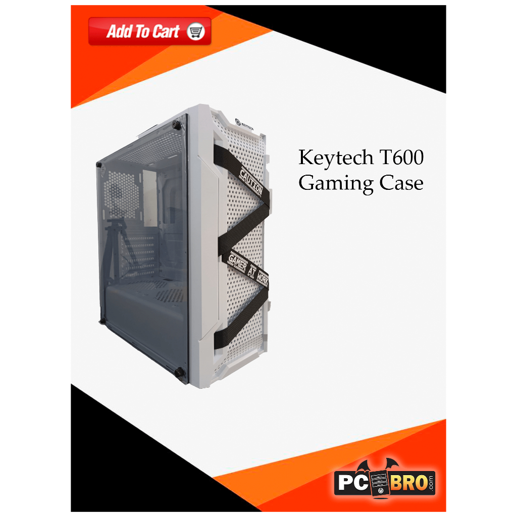 Keytech T600 Gaming Case for PC Support Atx | Shopee Philippines