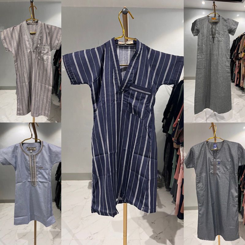 Thobe for kids and boys long and short sleeves with different design ...