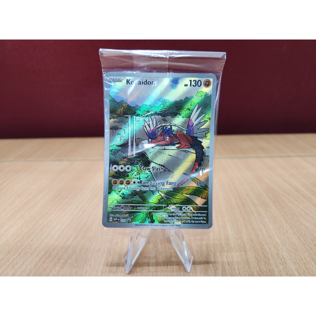 [Sealed] Koraidon Full Art Promo - SVP14 - Scarlet and Violet - Pokemon ...