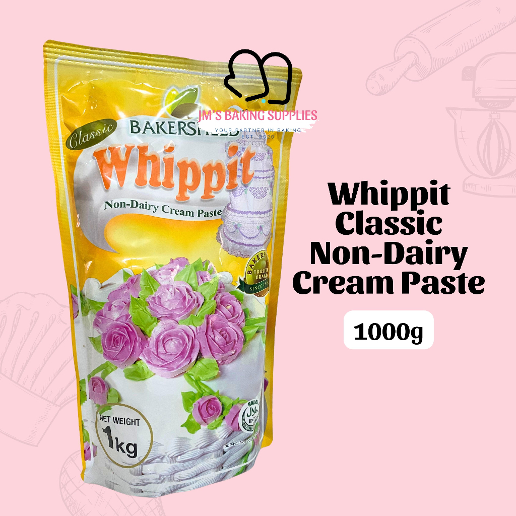 Whippit Bakersfield 1kg Whippit Non Dairy Whip Paste | Shopee Philippines