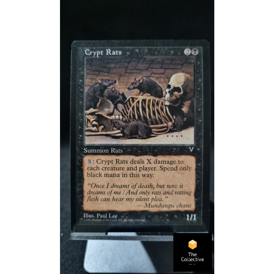 Magic the Gathering - MTG Card Game - Crypt Rats - [ID: BB1] | Shopee ...