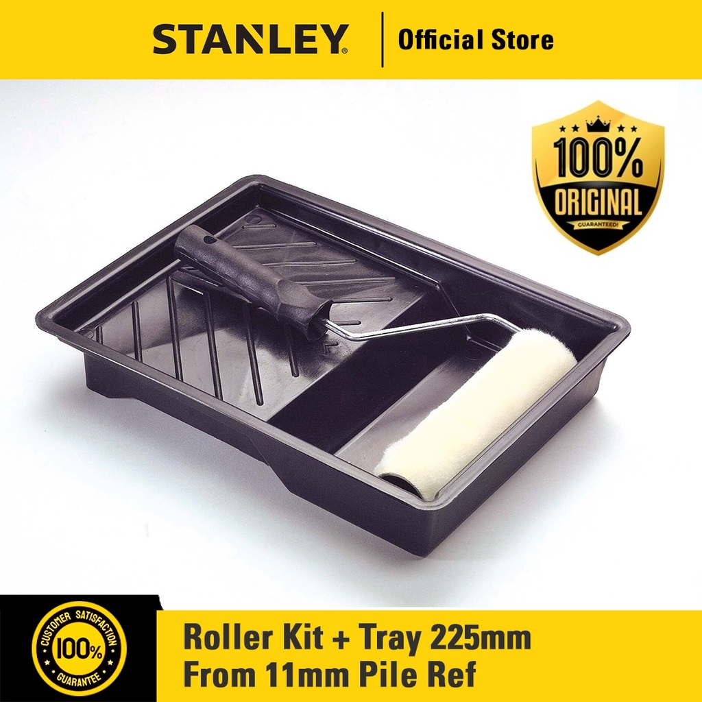 Stanley® Roller Kit + Tray 225mm From 11mm Pile Ref | Shopee Philippines