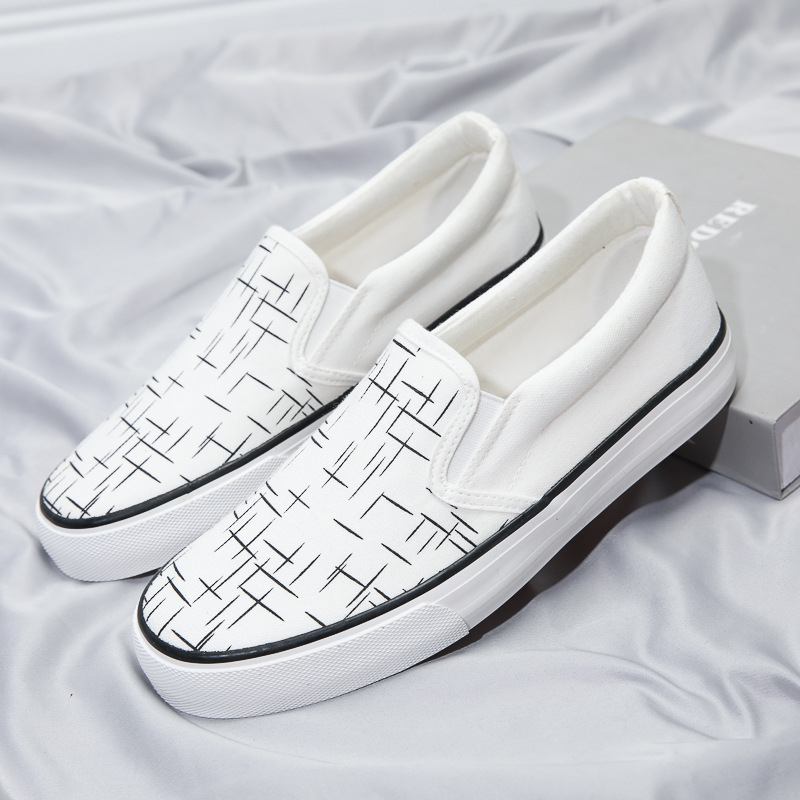 JEIKY Men's Geometric Mesh Loafers Denim Slip ons #M230 (Standard Size ...