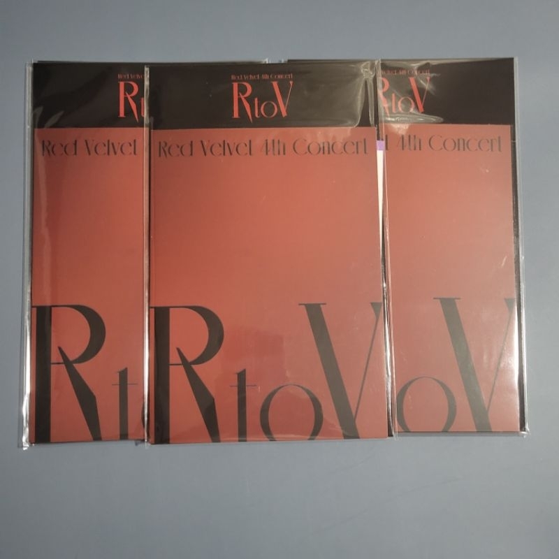 [ONHAND] Red Velvet R to V Special AR Ticket Set | Shopee Philippines