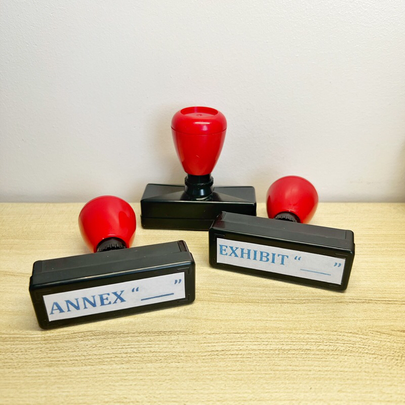 ANNEX EXHIBIT Stamp Lawyer Notary Public Office Stamp Personalized ...