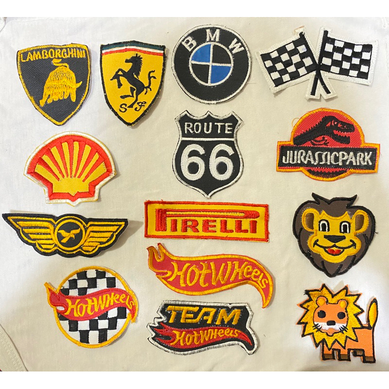 CAR RACING LOGO PATCH / PATCHES - Ferrari / Hotwheels / Cars Mcqueen ...