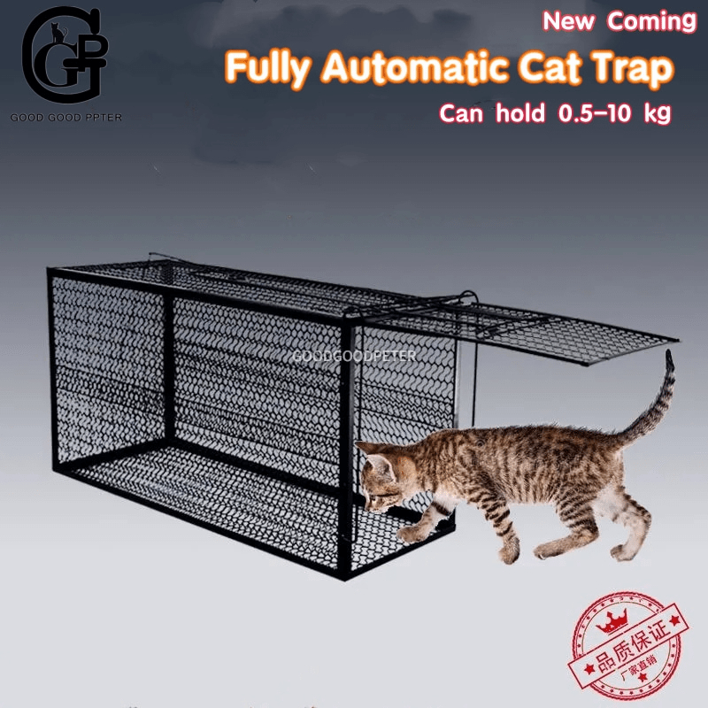 Multi-Use Large Trap Cage for Capturing and Containing Cats - Ideal for ...