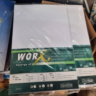 WORX Specialty Paper 200gsm white & cream (10 sheets per pack) | Shopee ...
