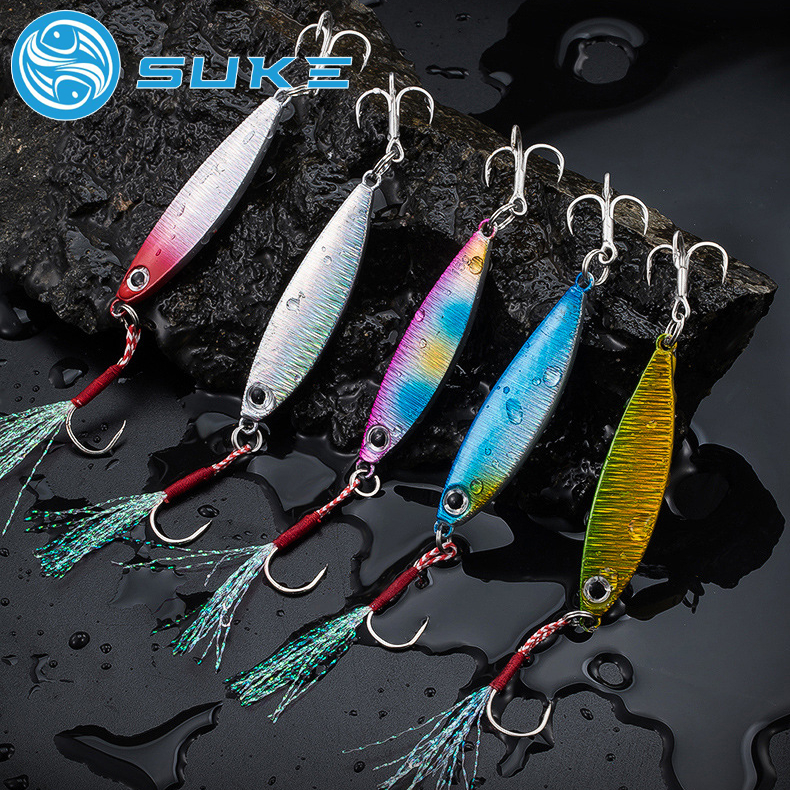 SUKE Metal Jig Fishing Bait Spinner Bait Lure For Fishing SwimBait ...