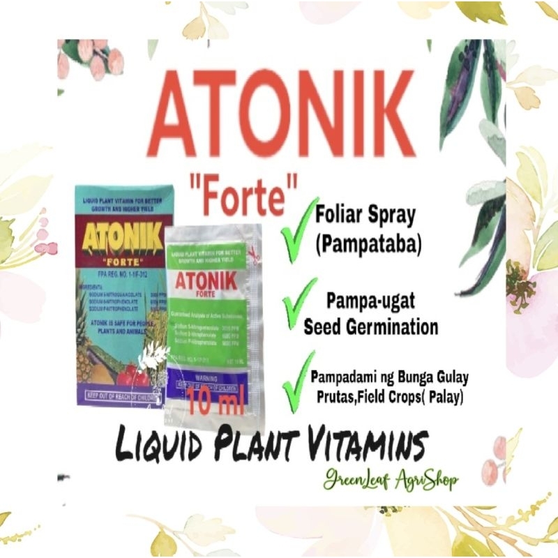 Atonik Forte Plant Food Vitamin /Rooting/Pampabulaklak/Foliar Spray ...
