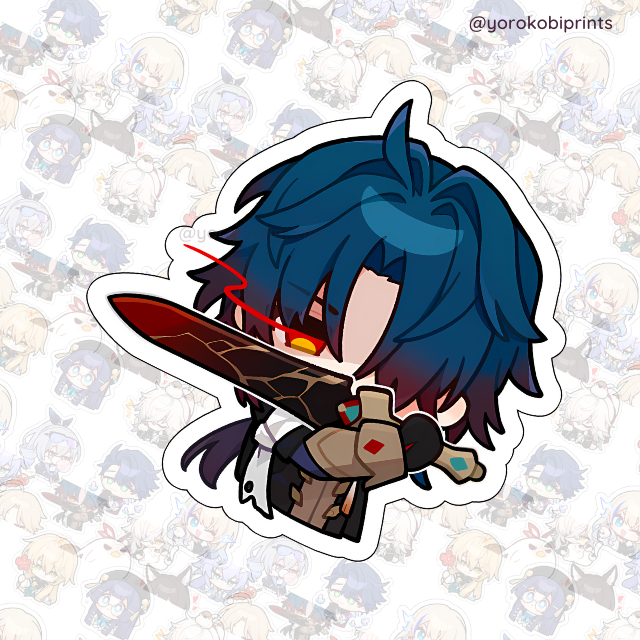 [SET3/7] Honkai: Star Rail - Blade Jing Yuan - Chibi, Emoji ...