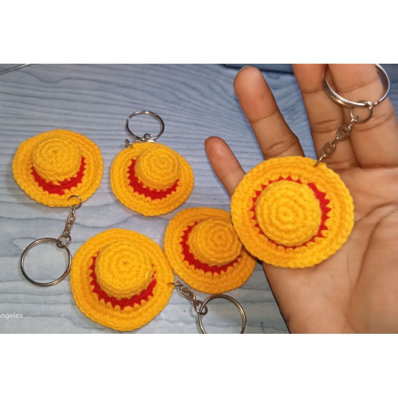 Monkey de luffy crochet Hat KEYCHAIN ONLY | Shopee Philippines
