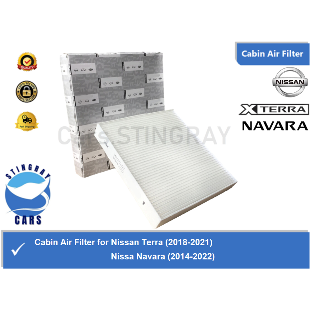 Cabin Air Filter Nissan Terra (2018-2021), Nissan Navara Calibre (2014 ...