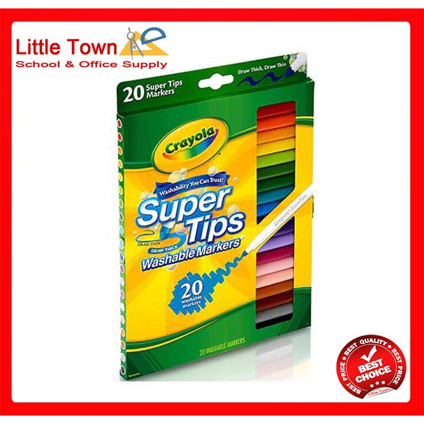 Crayola Super Tips Washable Markers | Shopee Philippines