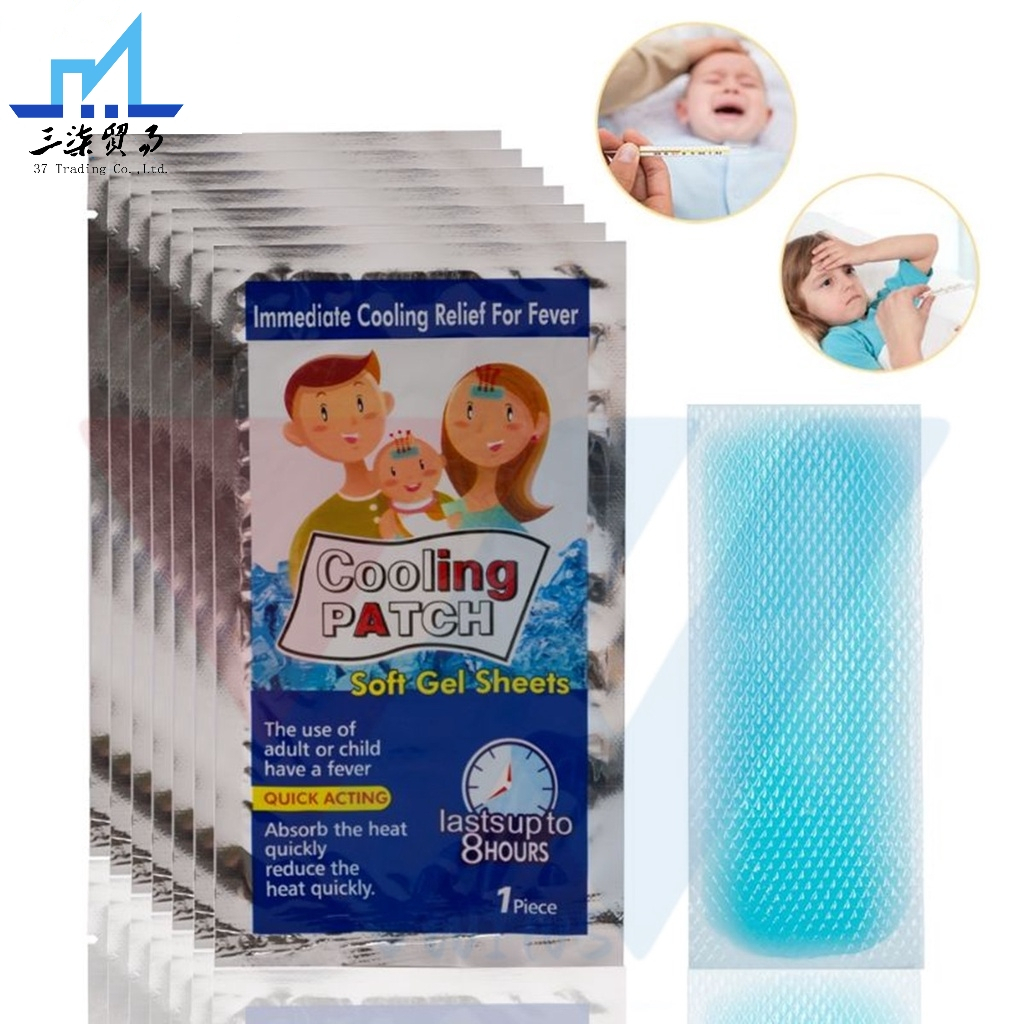 Cooling Patch Fruit Flavor Ice Solid Color Health Care Cooling Gel Mat ...