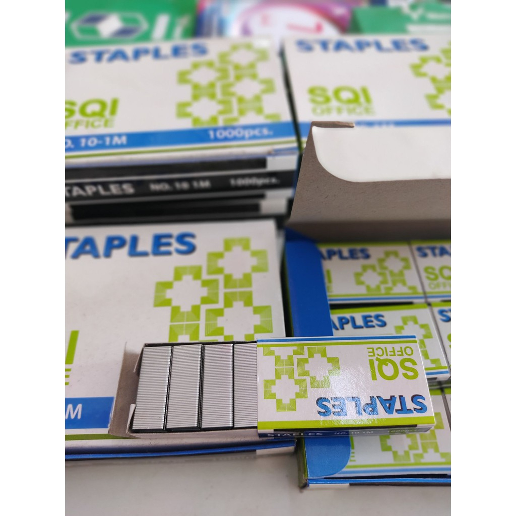 SQI Office Staplers Stapler wire #10 1M School Supplies 1000pcs/Box ...