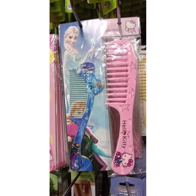 Hello Kitty And Frozen Comb Pink (random picks). | Shopee Philippines