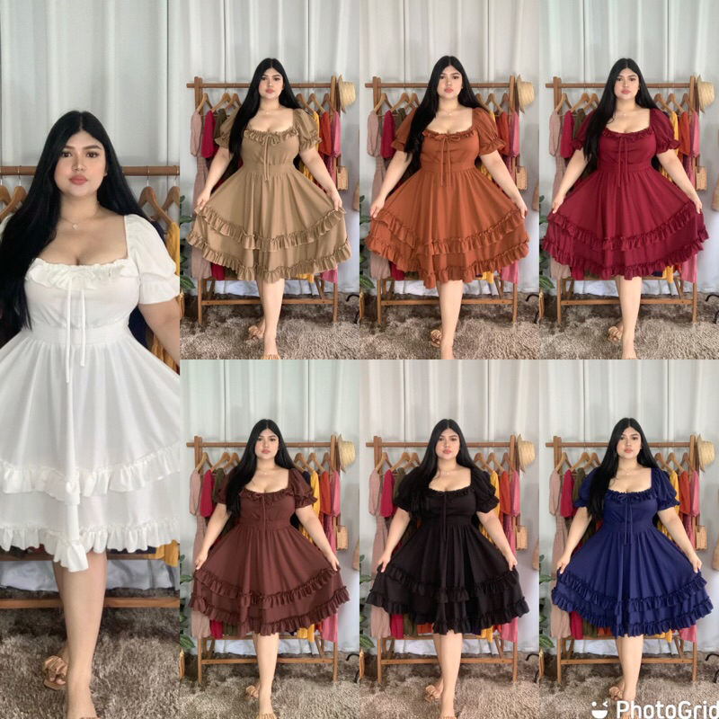 PLUS SIZE : GINGER DRESS | Shopee Philippines