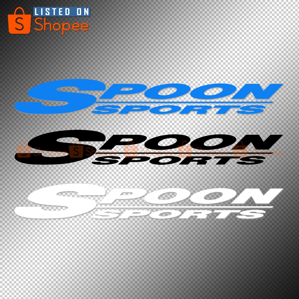 1X Spoon Sport Sticker | Weather Proof Die-cut decals | 7 inches for ...
