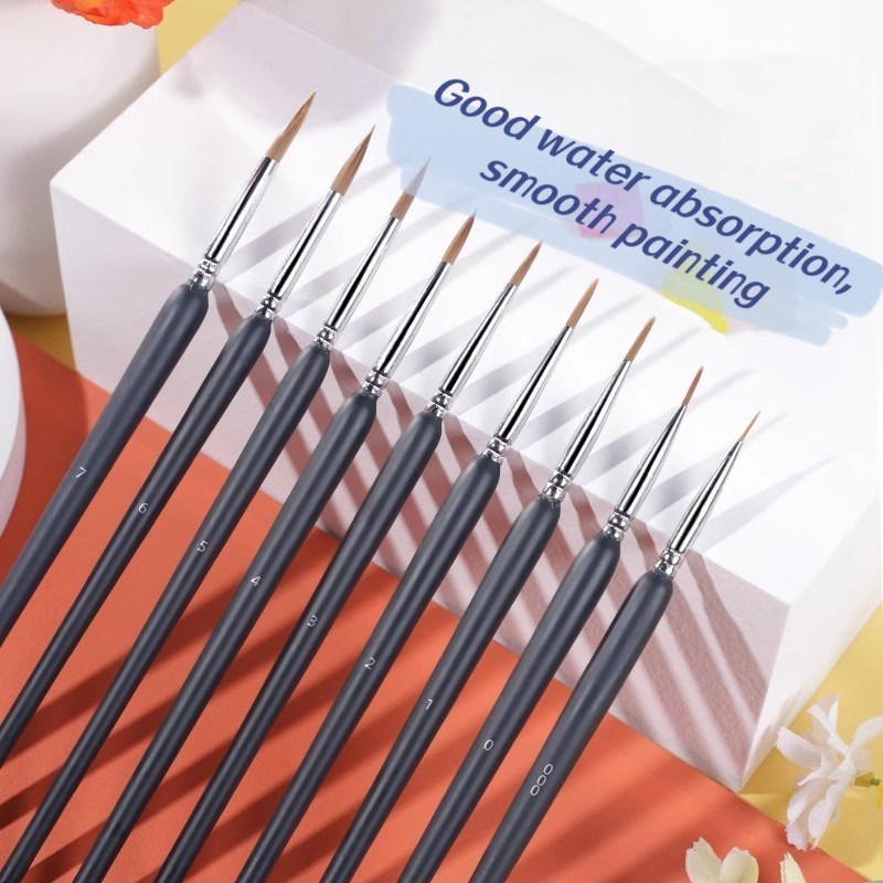 Paint Brush Canvas Watercolor Art Supplies Hook Line Acrylic Oil ...