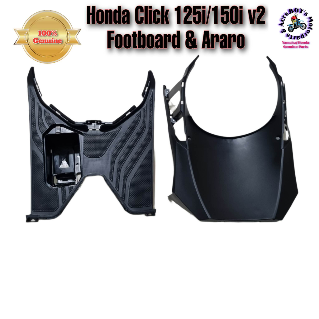 honda click 125i/150i v2 footboard and araro(inner fender) set genuine ...