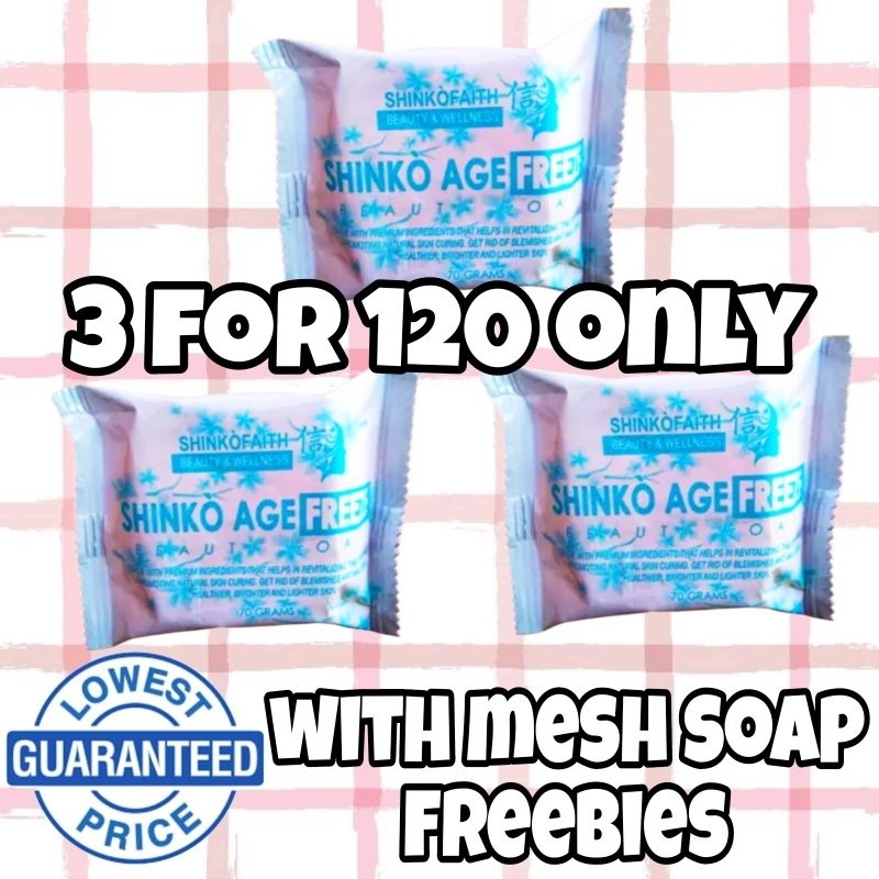 Shinko Age Freeze Beauty Soap Shinkō ( Fast Delivery ) | Shopee Philippines
