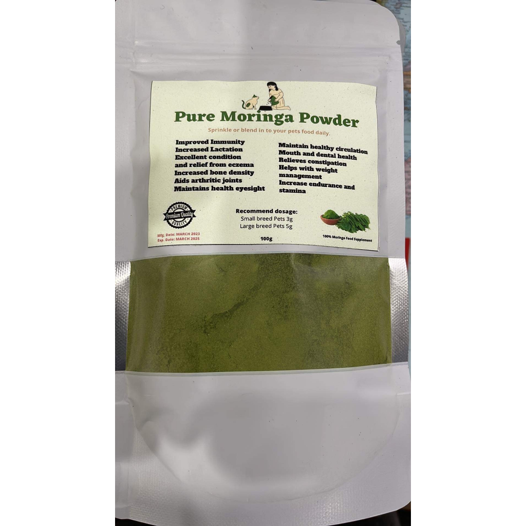 Pure Moringa Powder for Pets (100g) | Shopee Philippines