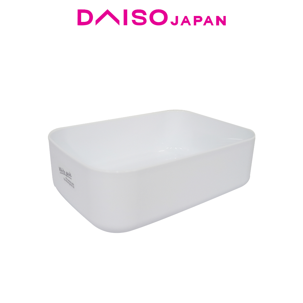 Daiso Microwaveable White Pack Food Container (900ml) | Shopee Philippines