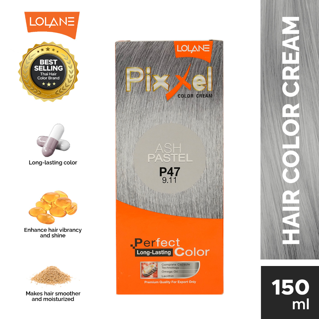 LOLANE Hair Color Pixxel Ash Pastel P47 | Shopee Philippines