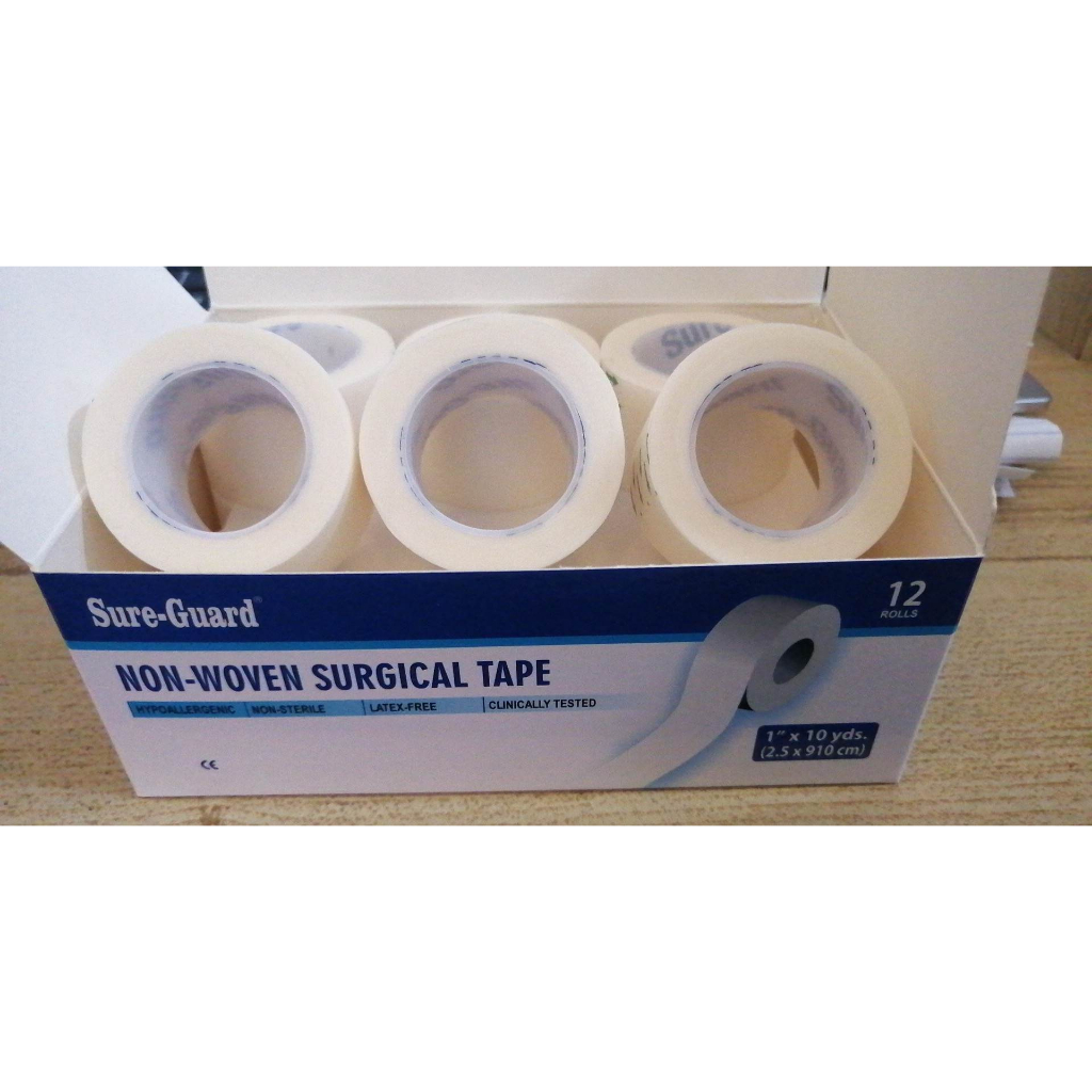 SURE GUARD NON WOVEN SURGICAL TAPE 1 INCH | Shopee Philippines