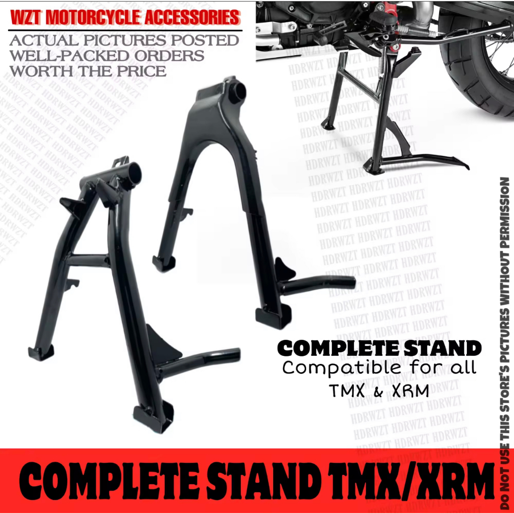 WZT CENTER STAND ALLOY (BLACK) FOR HONDA TMX & XRM MOTORCYCLE ...