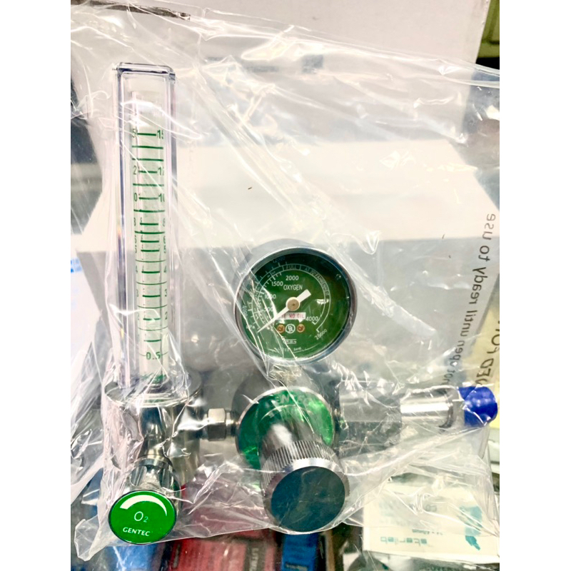 Oxygen regulator Gentec brand US made super heavy duty type | Shopee ...