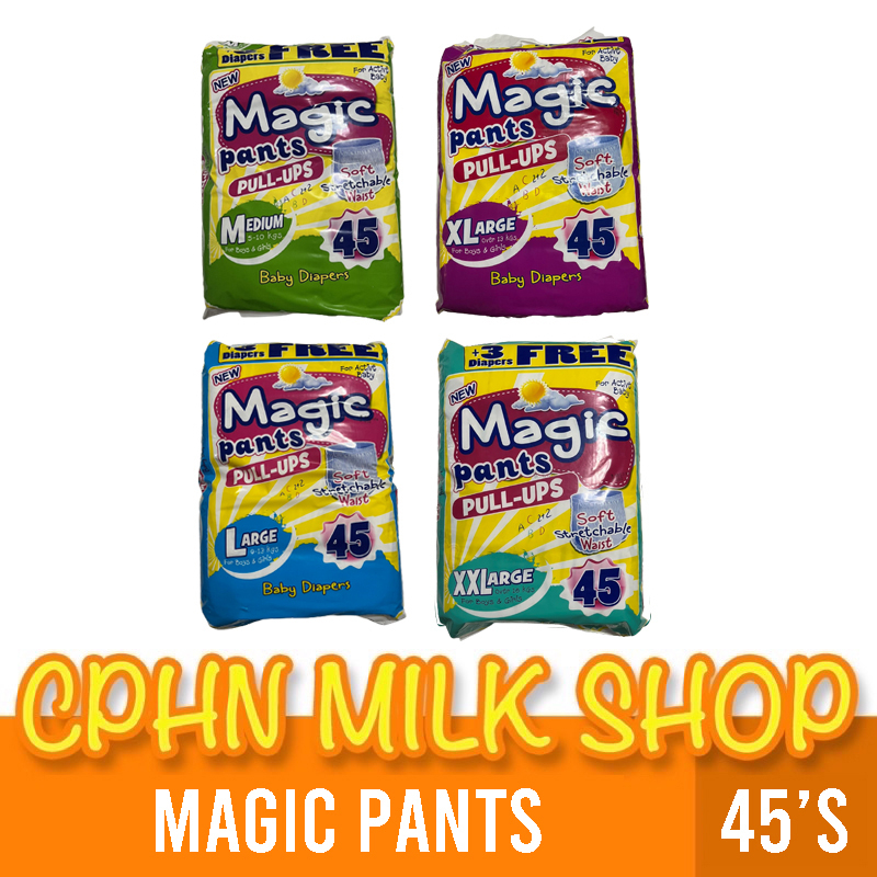 Magic Pants 45's (Variations) XXL | XL | Large | Medium Pull-ups Baby ...