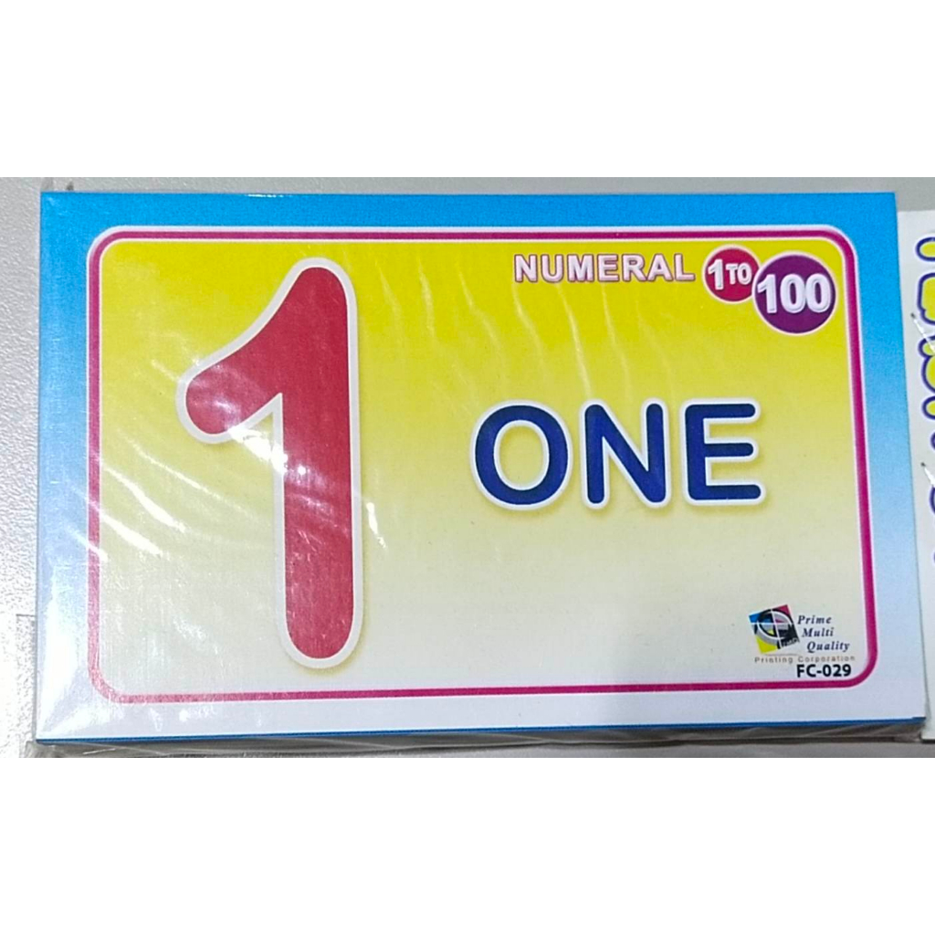 Math Flash Cards Numbers 1 - 100 ENGLISH Builders of Young Minds 48 ...
