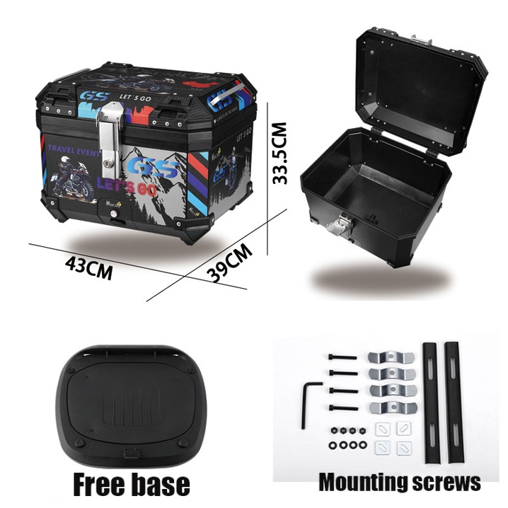 Motor Top Box Motorcycle Box 45L Givi Box Motorcycle With Base Plate ...