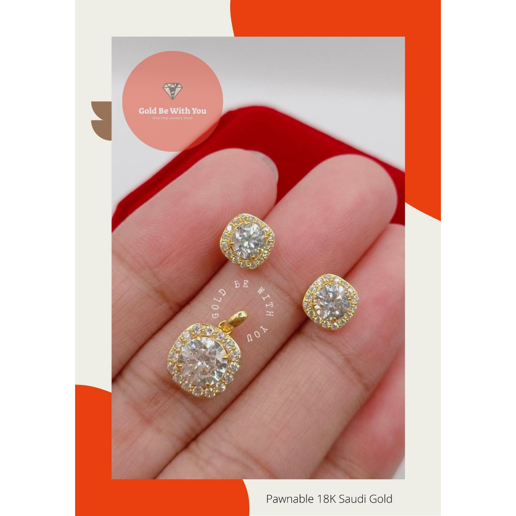 Pawnable 18k Saudi Gold Mecca Set | Shopee Philippines
