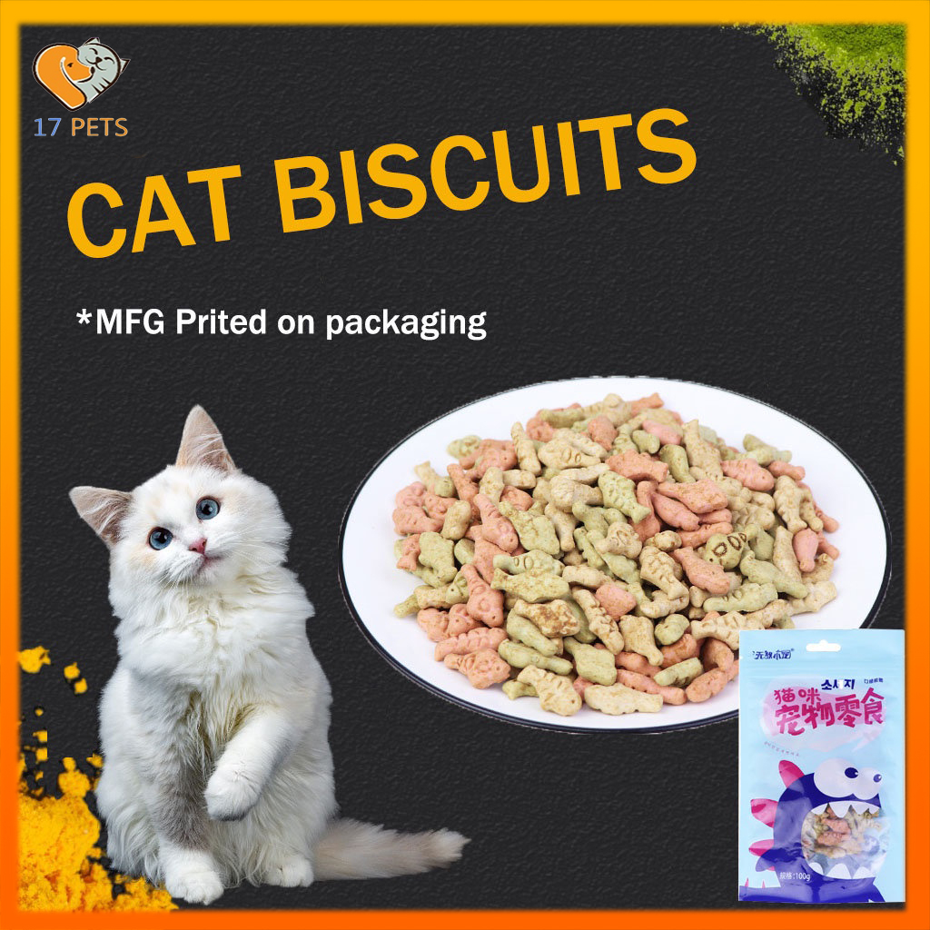 Cat Biscuit Cat Cookies Chicken+Fish+Mint Flavor 80Grams Moderately ...