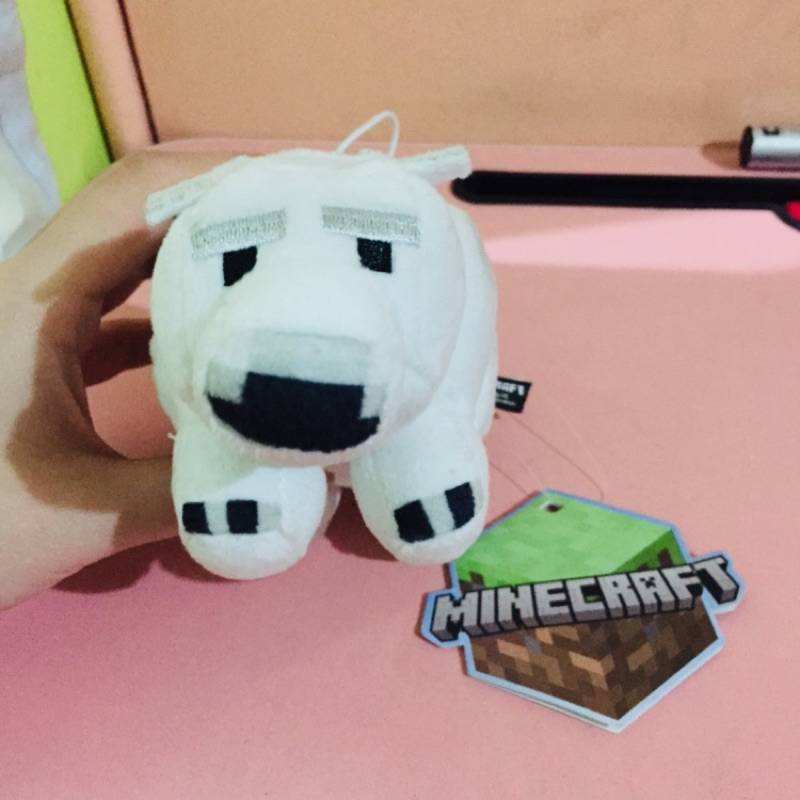 Minecraft Polar Bear small plush with tag | Shopee Philippines