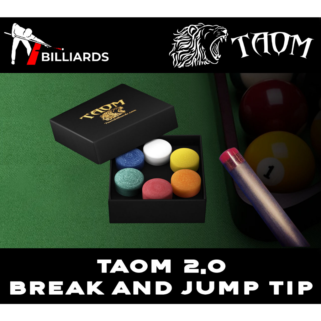 Taom V2.0 BREAK & JUMP Tip for Pool Cues Billiard TAKO 1pc | Shopee ...