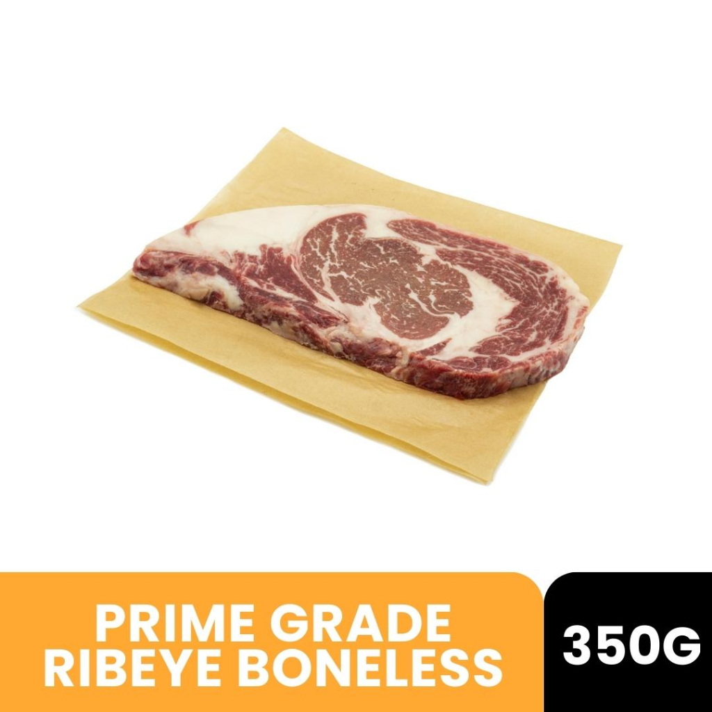 U.S. RIBEYE BONELESS, PRIME GRADE || 350g | Shopee Philippines