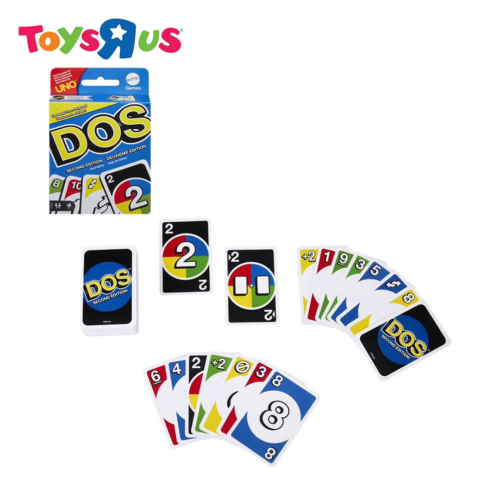 Mattel Games Uno Dos 2nd Edition Card Game | Shopee Philippines