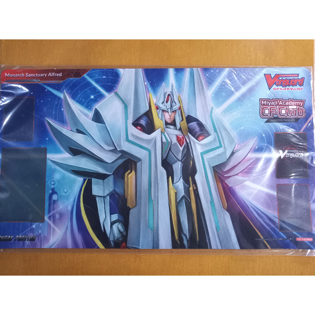 CFV VG-V-BT03 Sneak Preview Playmat Monarch Sanctuary Alfred Cardfight Vanguard Rubber Sealed ...