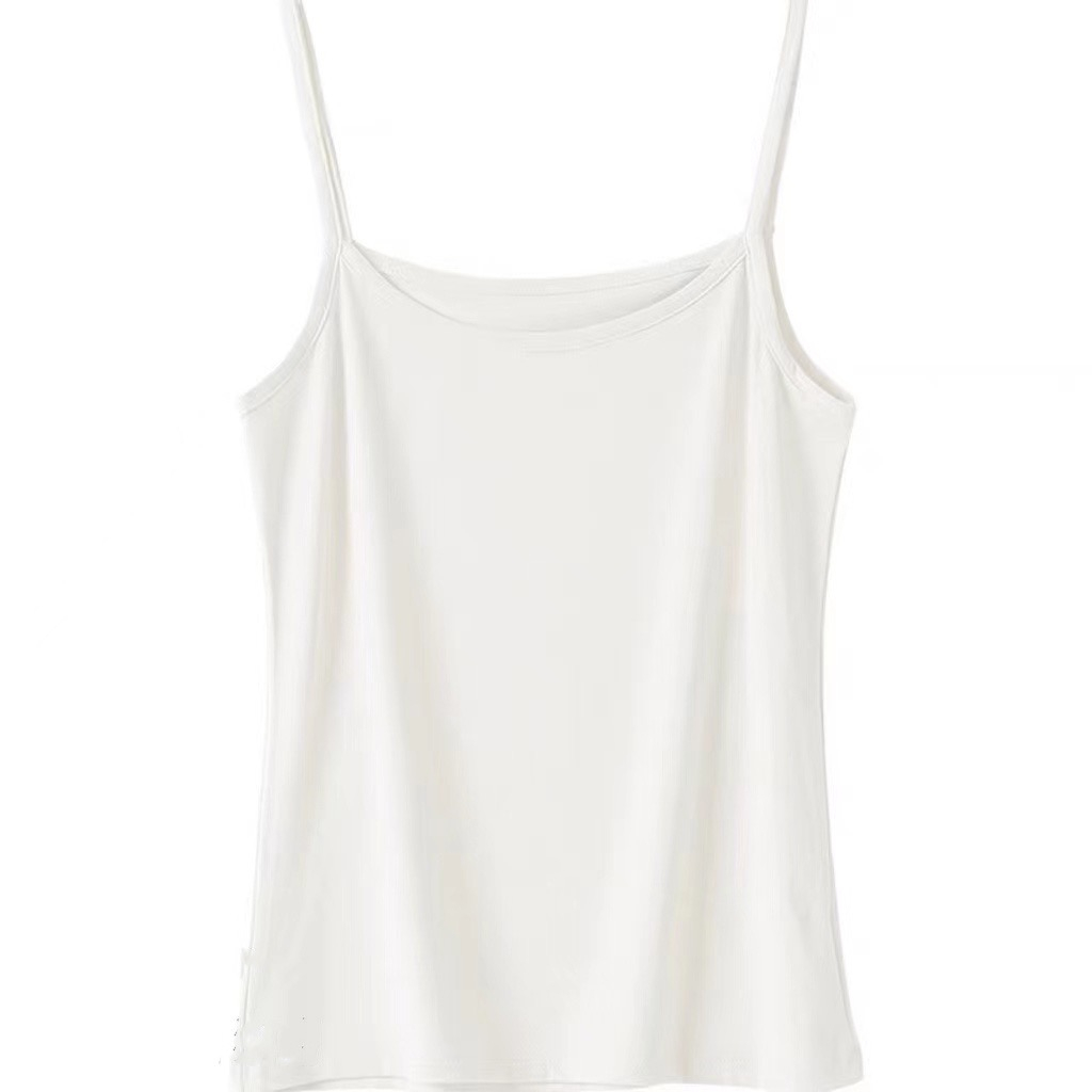 Sanah.H Women's Strap Spaghetti Sando Cotton Tanks Tops Sexy Tops Free ...