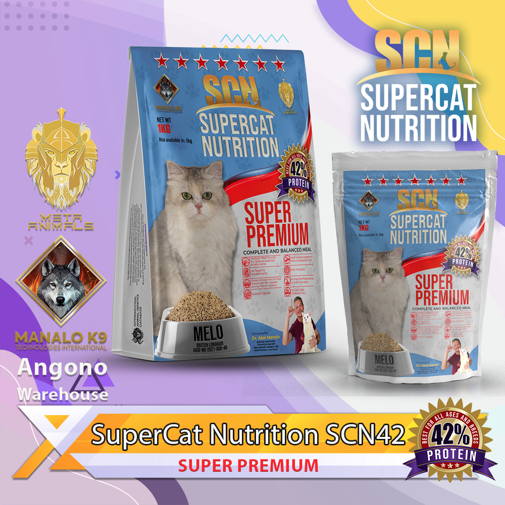 MANALO K9 Supercat Nutrition SCN 1Kg | Shopee Philippines