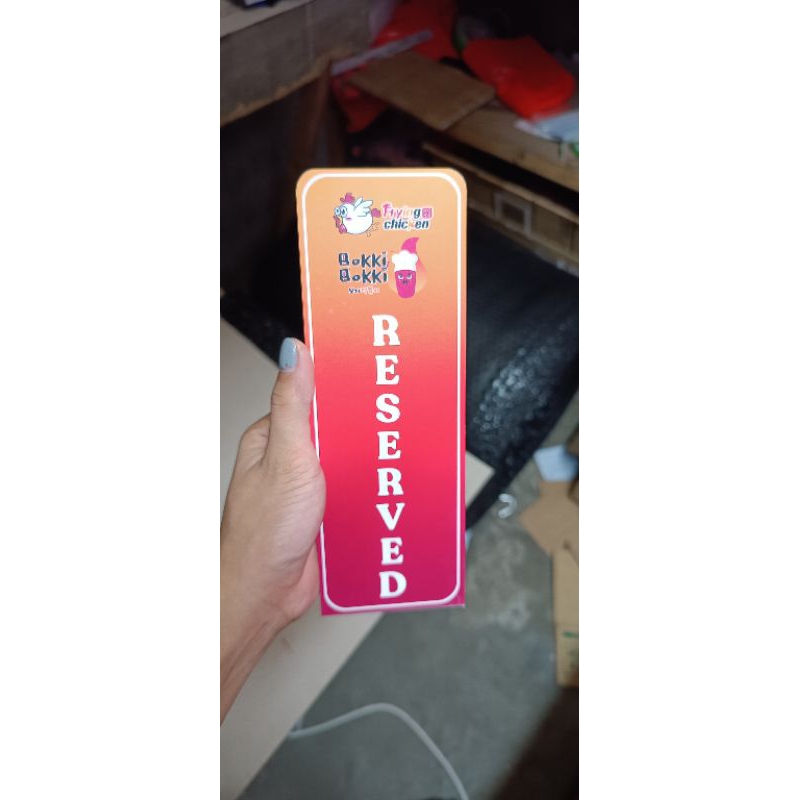 Reservation Table Standee | Shopee Philippines
