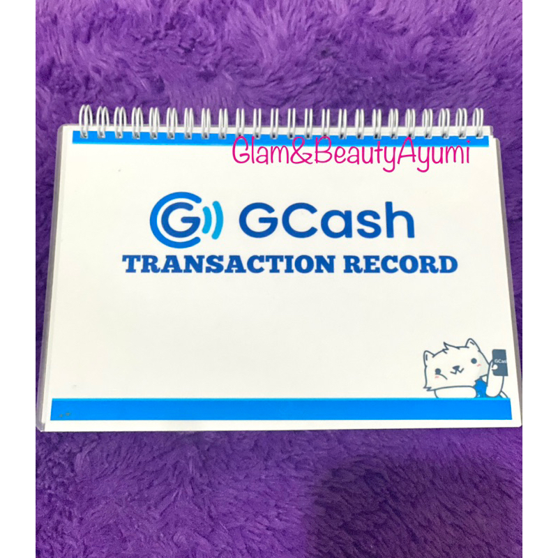 GCASH TRANSACTION RECORD TRACKER NOTEBOOK LAMINATED COVER | Shopee ...