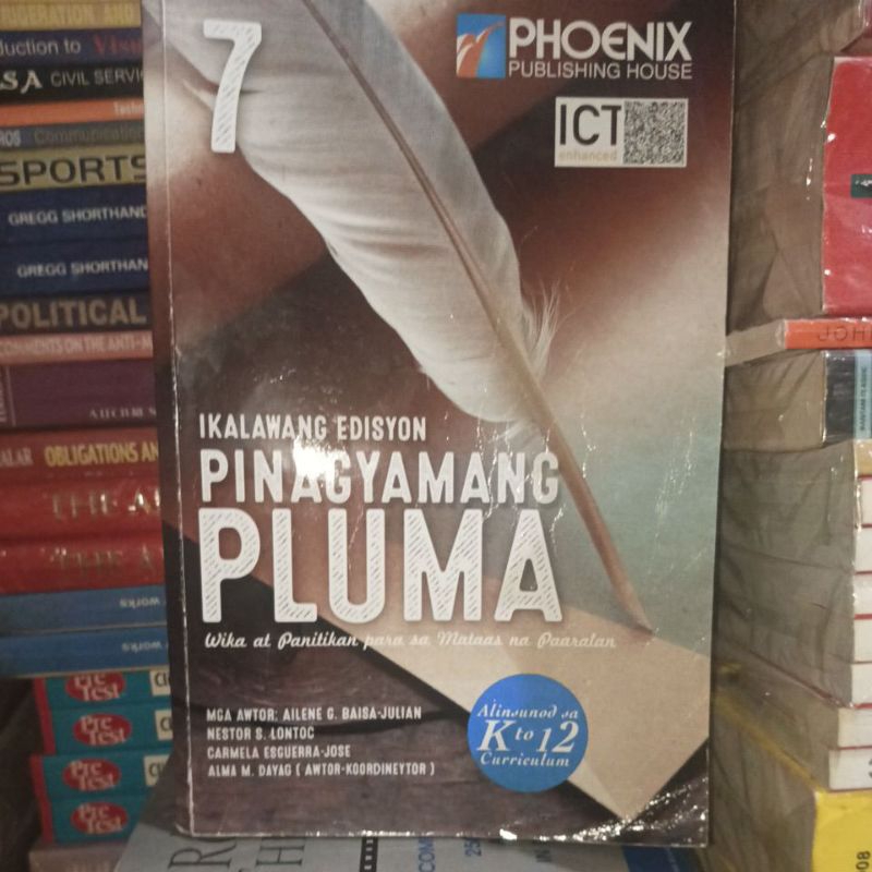 pinagyamang pluma grade 7 ikalawang edisyon | Shopee Philippines