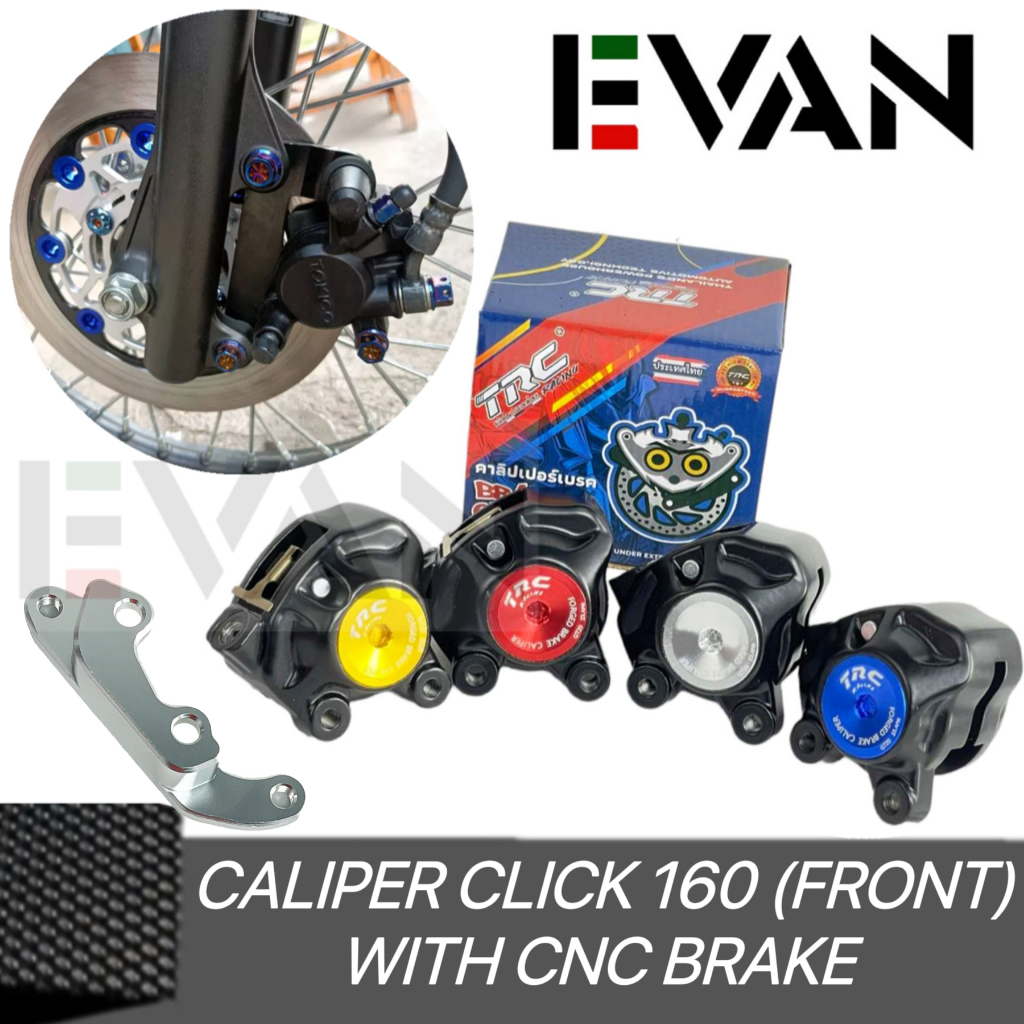Front Caliper For Honda Click 160 With CNC Brake Made in Thailand ...