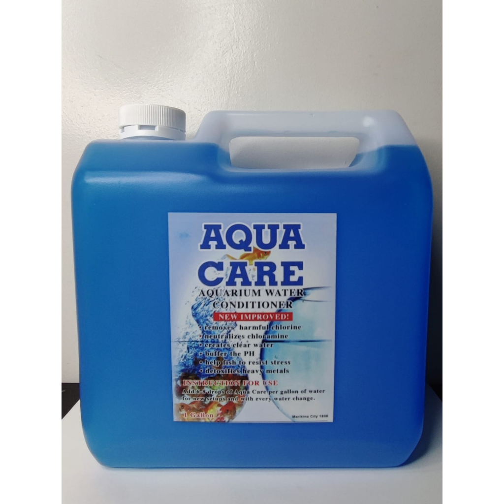 AquaCare Aquarium Water Conditioner Anti Chlorine 1gallon | Shopee ...